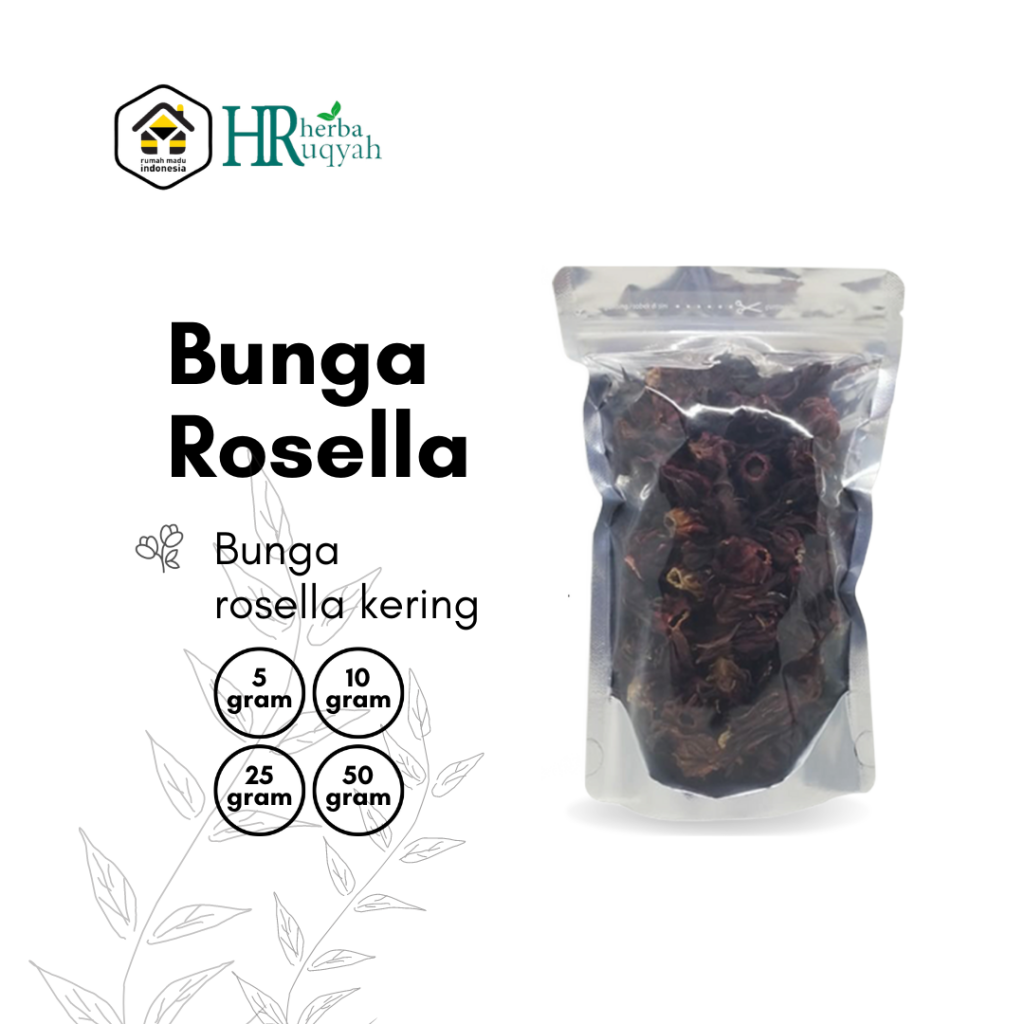 Bunga Rosella Kering Herbaruqyah - Rumah Madu Indonesia